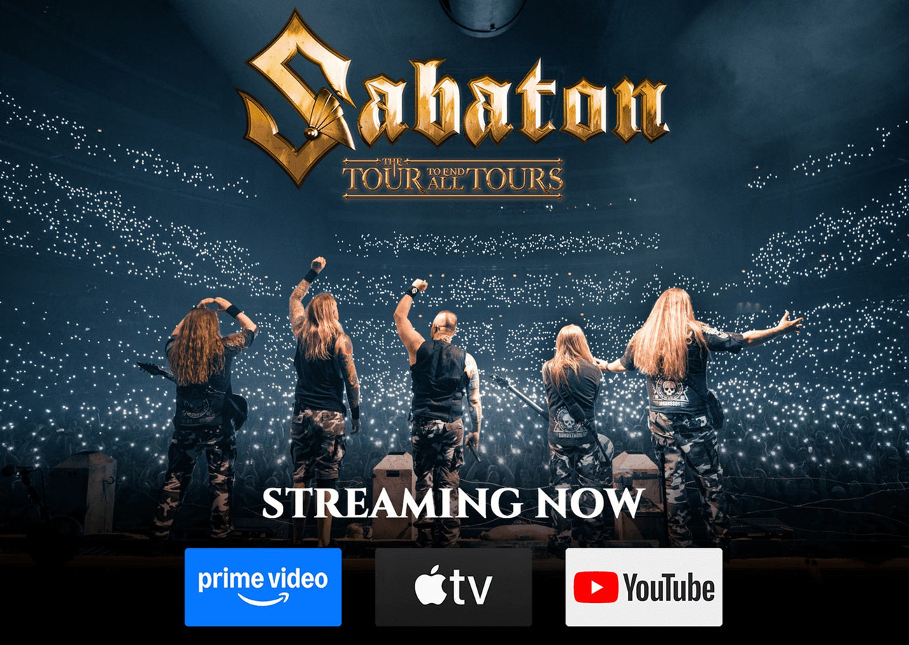 SABATON - 'The Tour To End All Tours' Concert Film is Now Available on