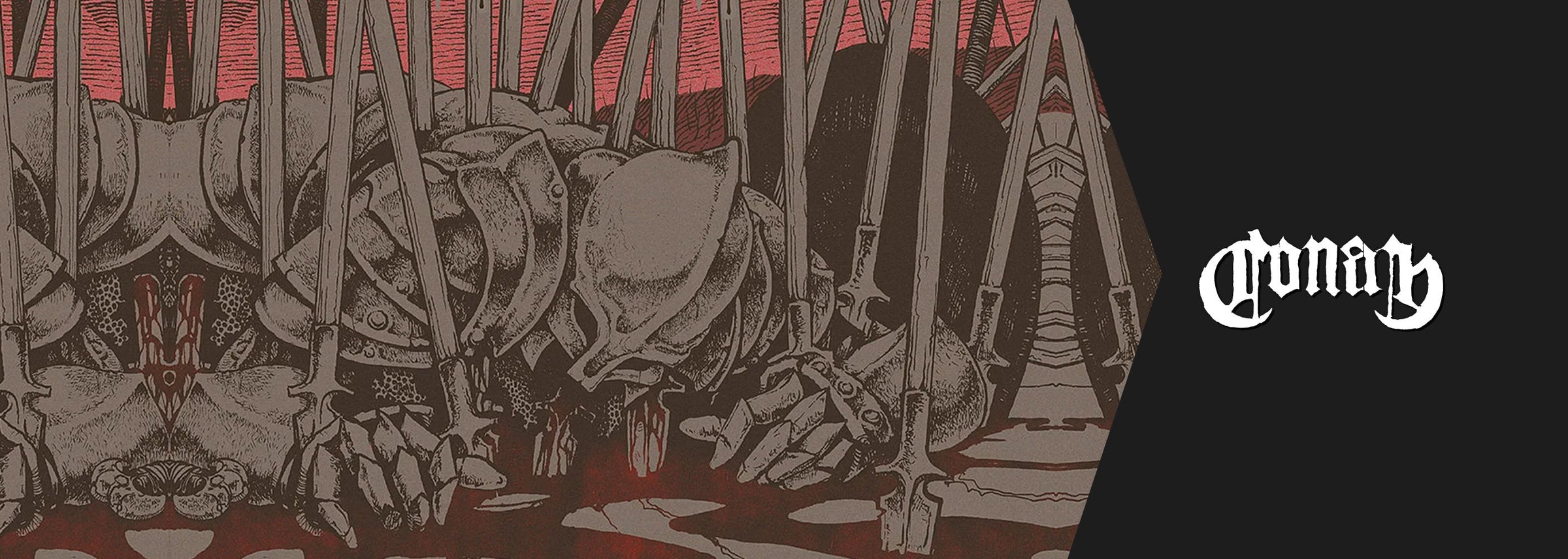 Conan Merch, T-Shirts & Vinyl available at Nuclear Blast