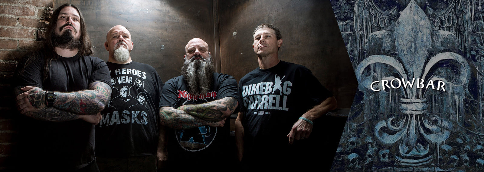 Crowbar merch available online in the Nuclear Blast shop