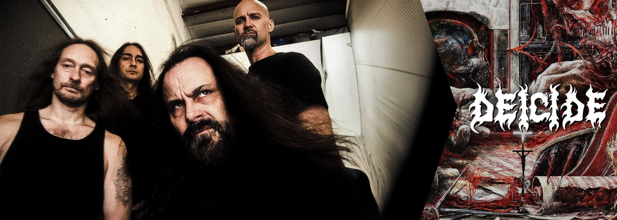 Deicide merch available online in the Nuclear Blast shop