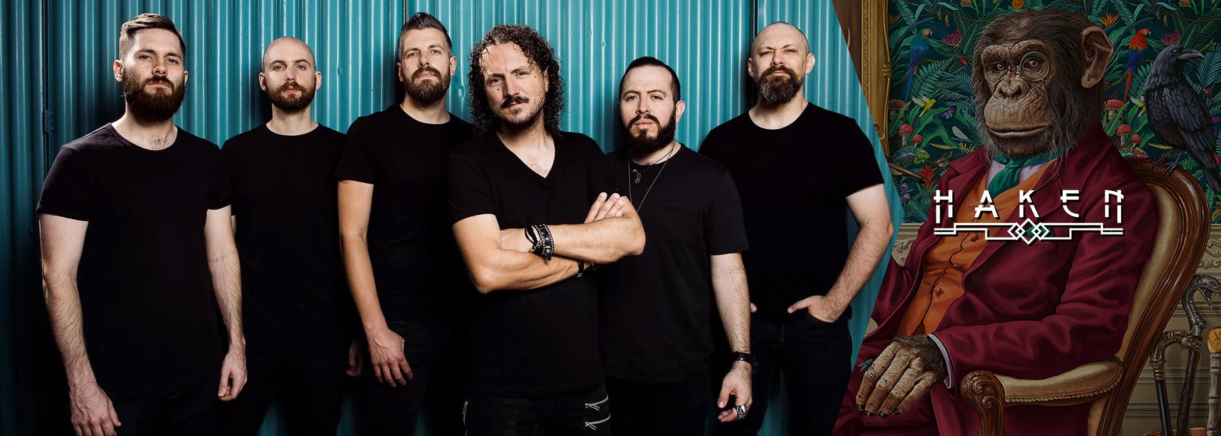 Haken merch available online in the Nuclear Blast shop