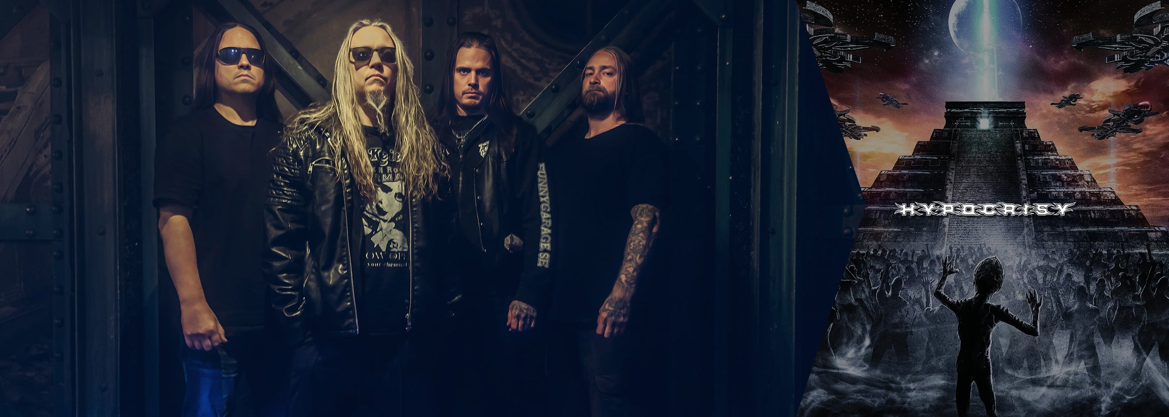 Hypocrisy merch available online in the Nuclear Blast shop