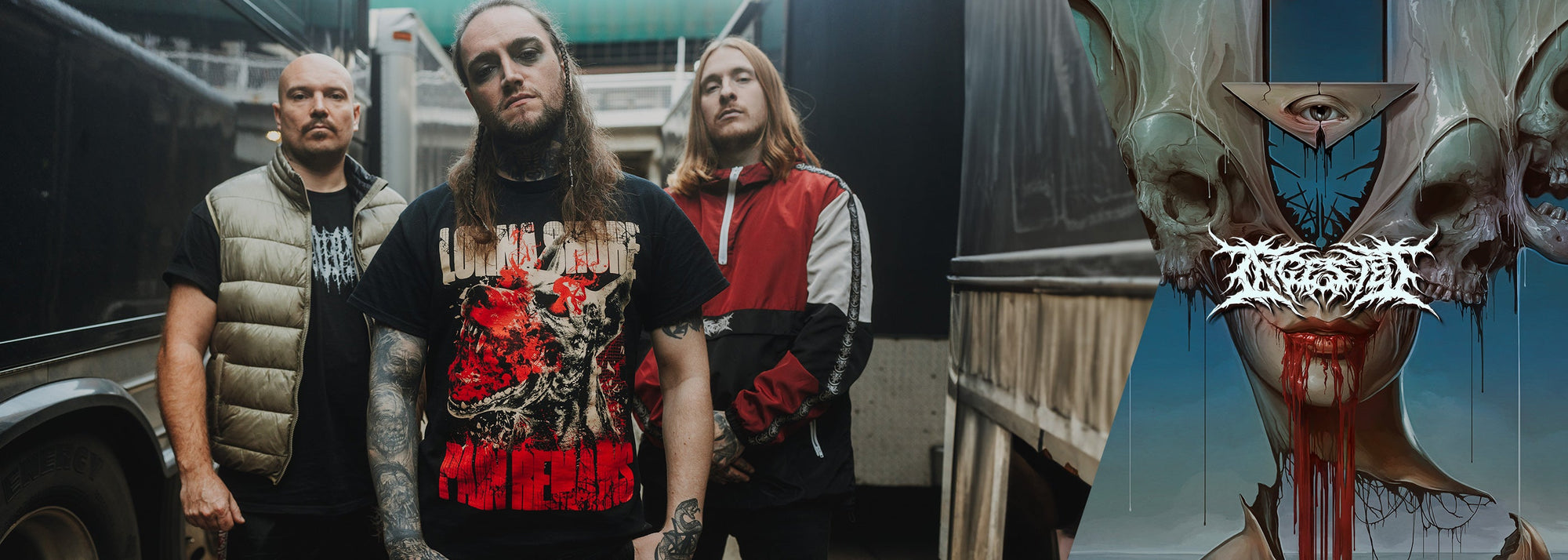 Ingested Merch, T-Shirts & Vinyl available at Nuclear Blast
