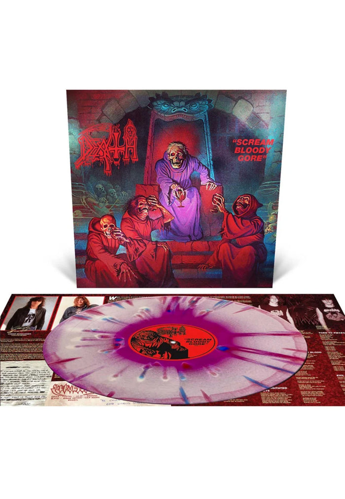 Death - Scream Bloody Gore Violet/Bone White/Red Tri Color w/ Red/Viol