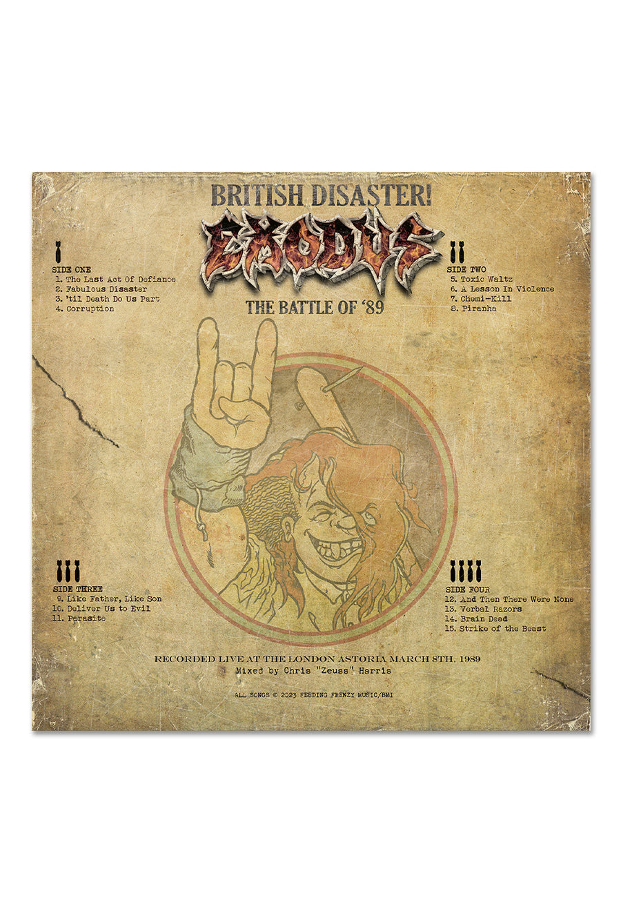 Exodus Merch, T-Shirts & Vinyl available at Nuclear Blast