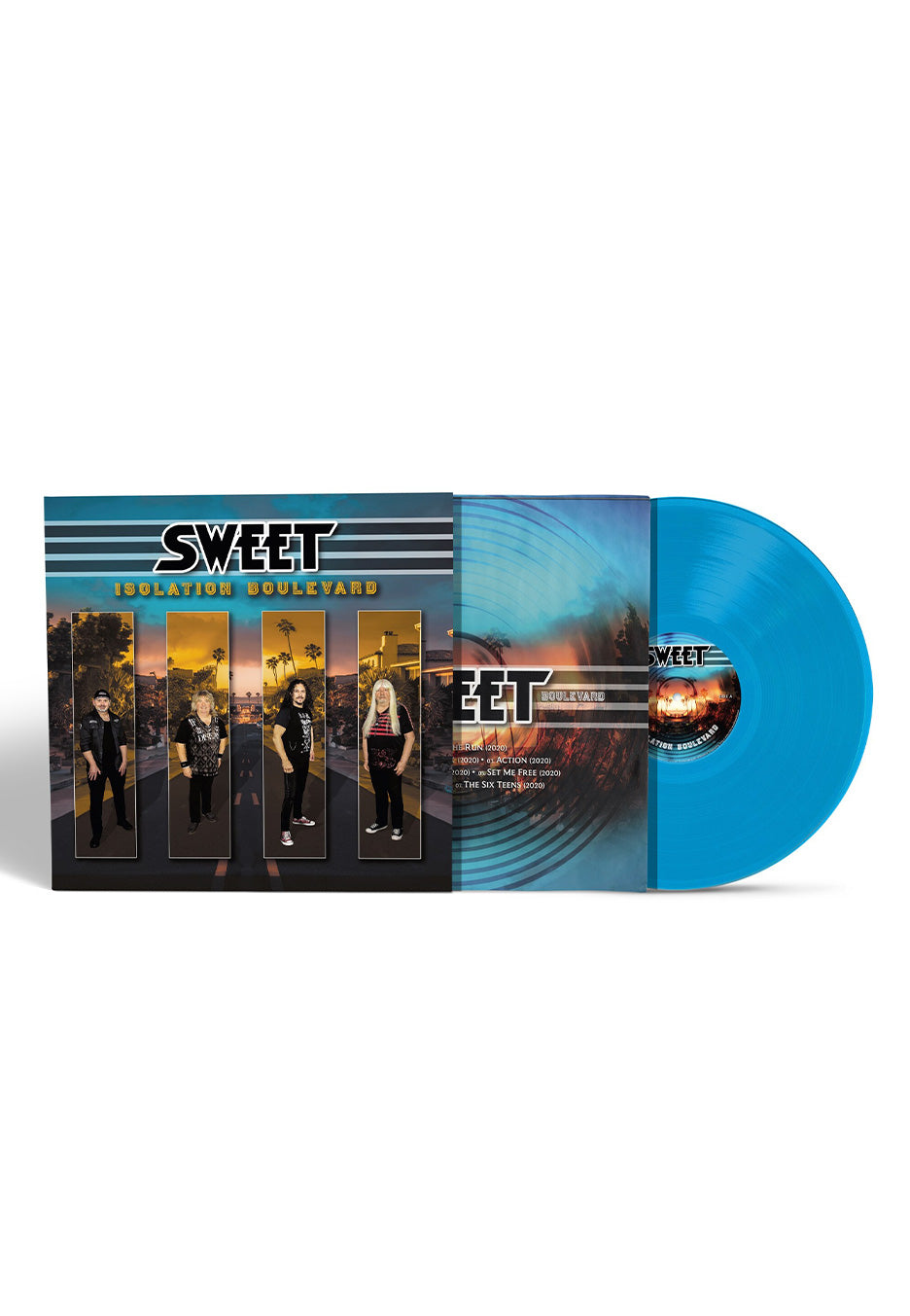 Sweet - Isolation Boulevard Ltd. Sky Blue - Colored Vinyl | Nuclear Blast