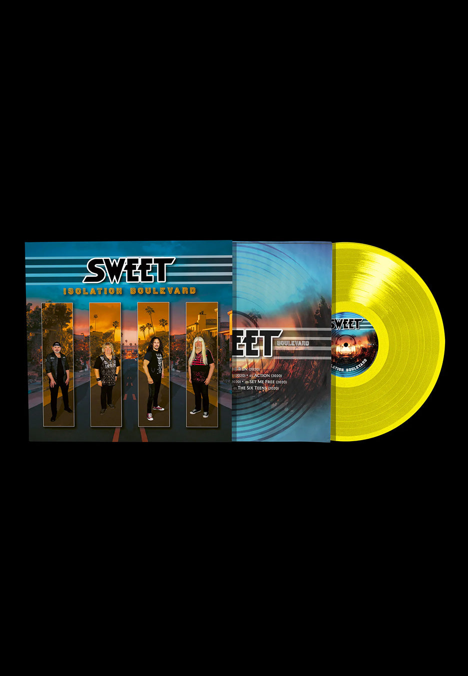 Sweet - Isolation Boulevard Ltd. Neon Yellow - Colored Vinyl | Nuclear ...