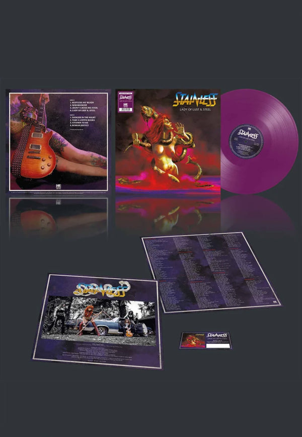 Stainless - Lady Of Lust & Steel Ltd. Neon Violet - Colored Vinyl