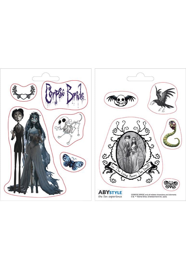 Corpse Bride Tattoo Tim Burton Stickers Corpse Bride Otocinculous