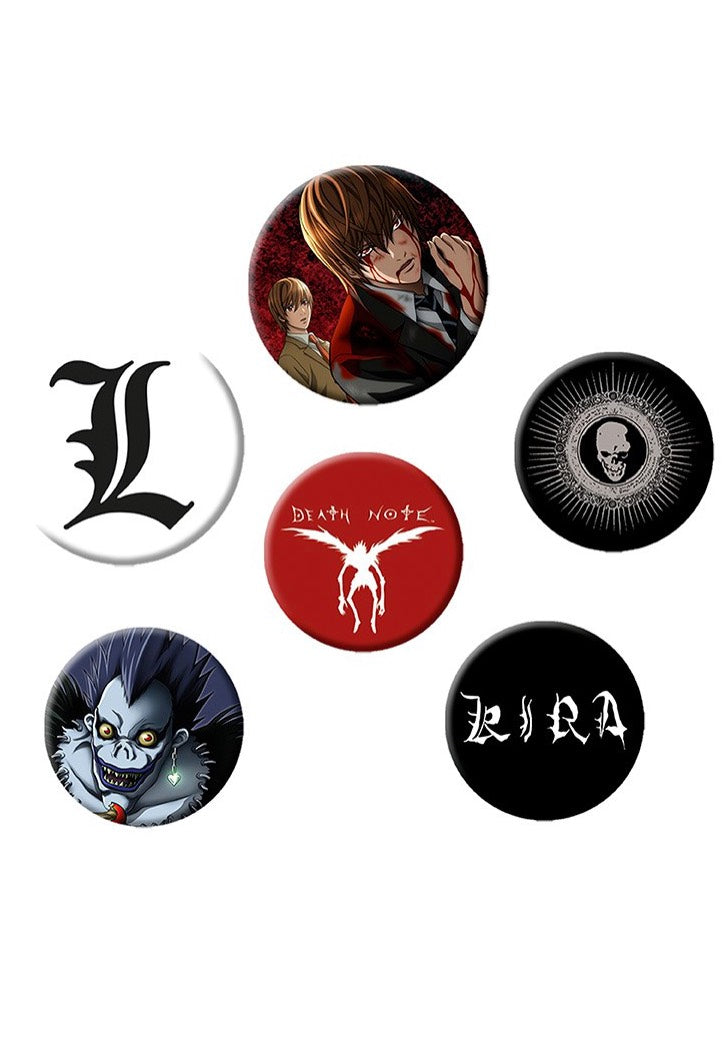 Death Note - Icons - Set de botones | Nuclear Blast