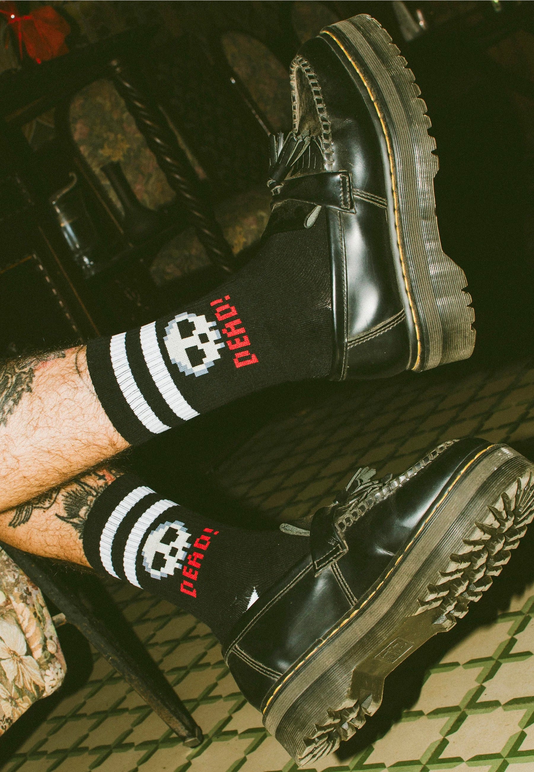 American Socks - Dead Mid High Black - Socks | Nuclear Blast