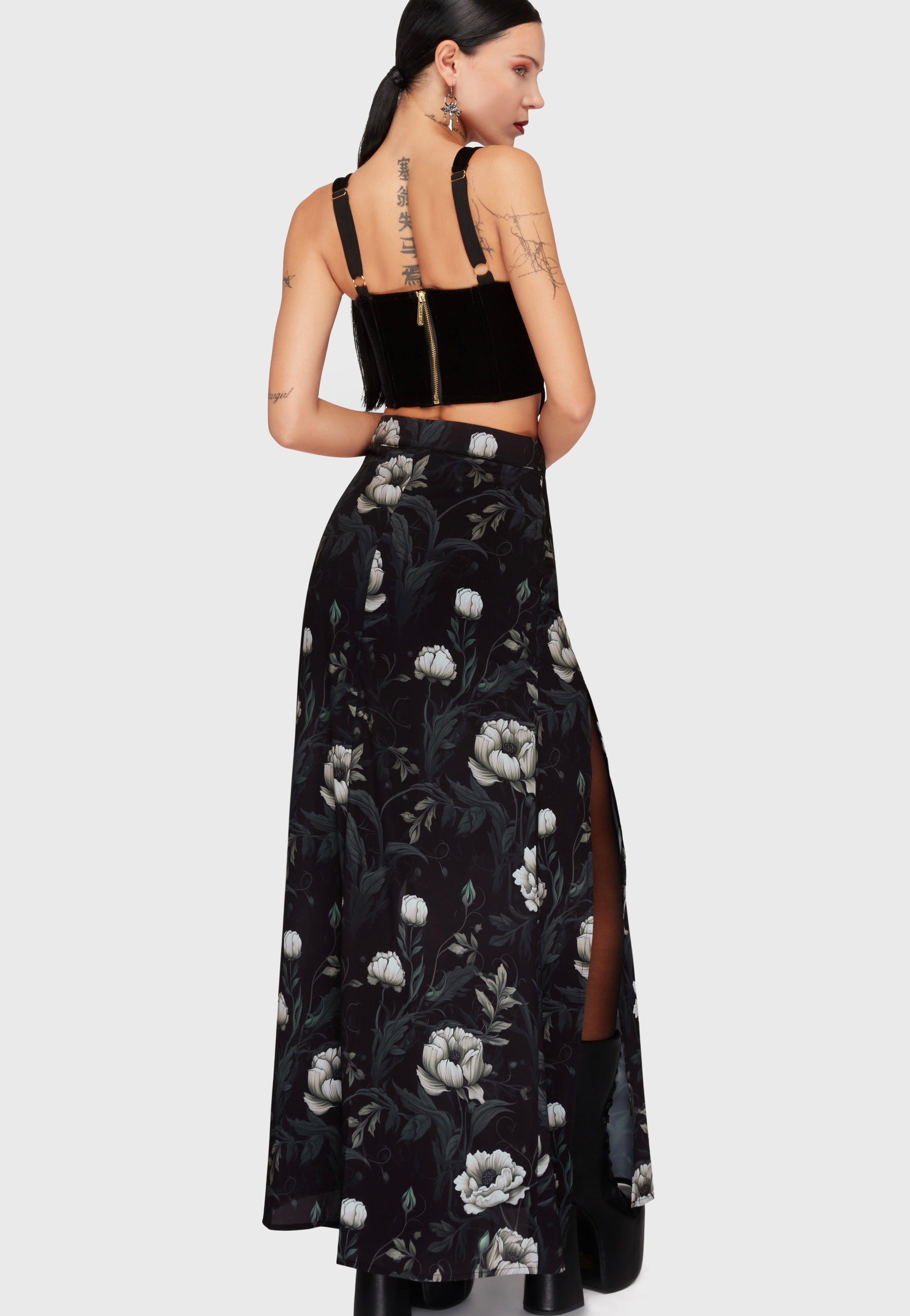 Killstar - Ivory's Chorus Black/Ivory - Skirt