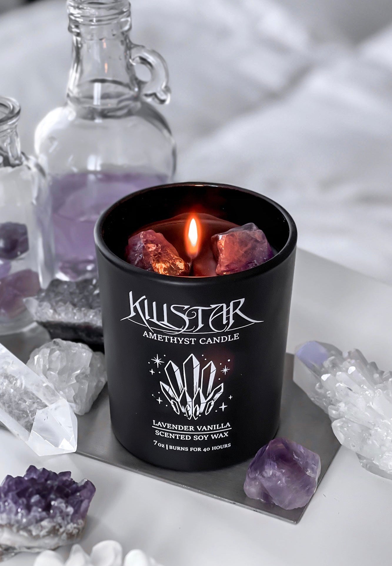 Killstar - Selskie Amethyst Black - Candle | Nuclear Blast