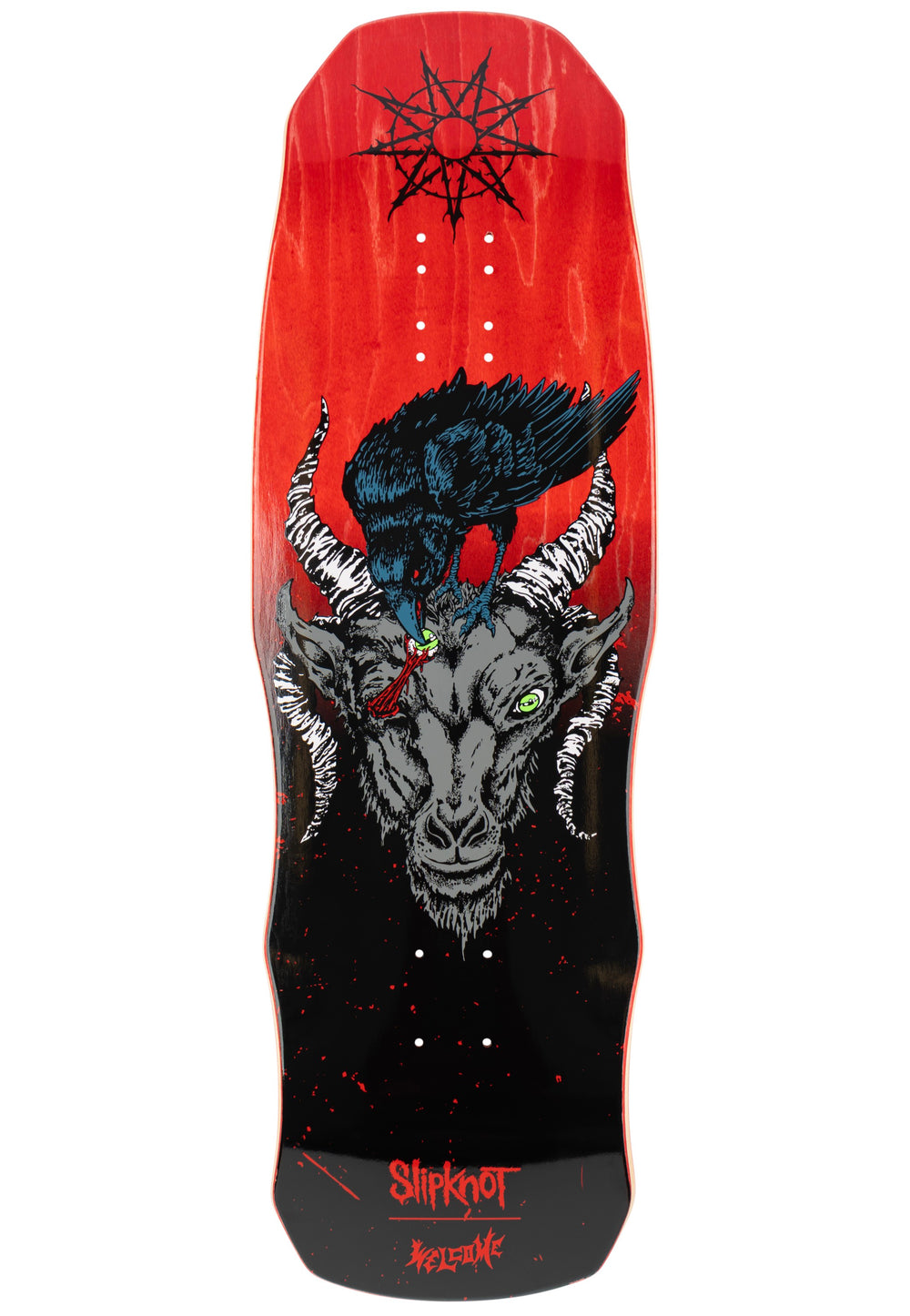 Welcome x Slipknot - Spit it Out on Dark Lord 9.75" Black/Red Stain