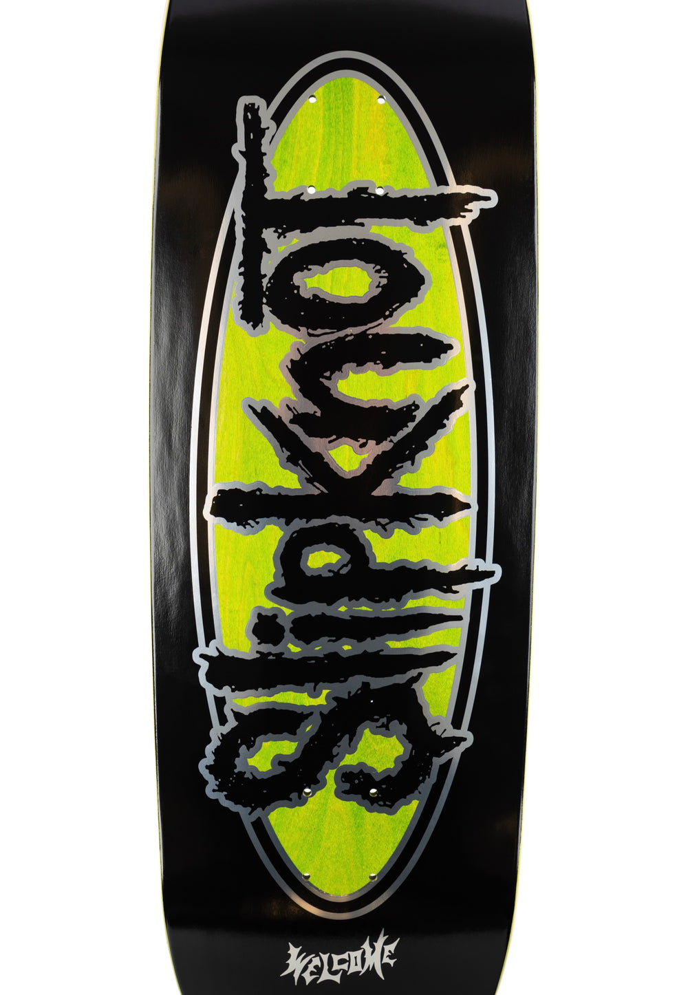Welcome x Slipknot - Oval Logo on Boline 2.0 - 9.5" Black/Green Stain