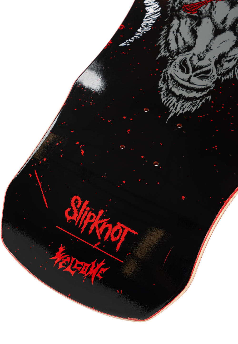 Welcome x Slipknot - Spit it Out on Dark Lord 9.75" Black/Red Stain