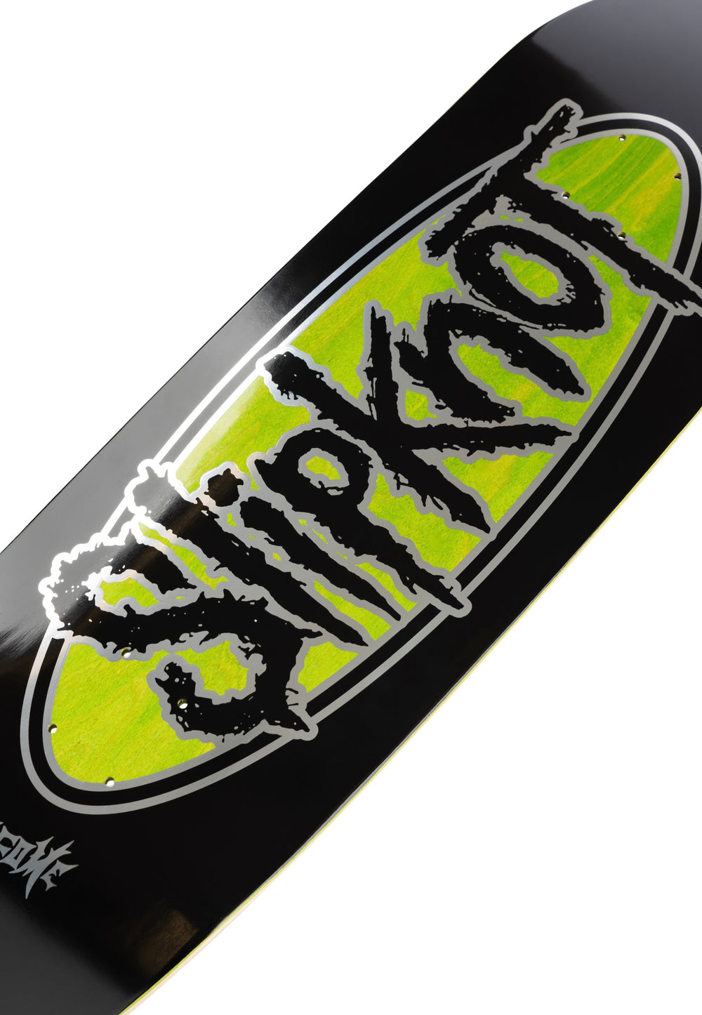 Welcome x Slipknot - Oval Logo on Boline 2.0 - 9.5" Black/Green Stain
