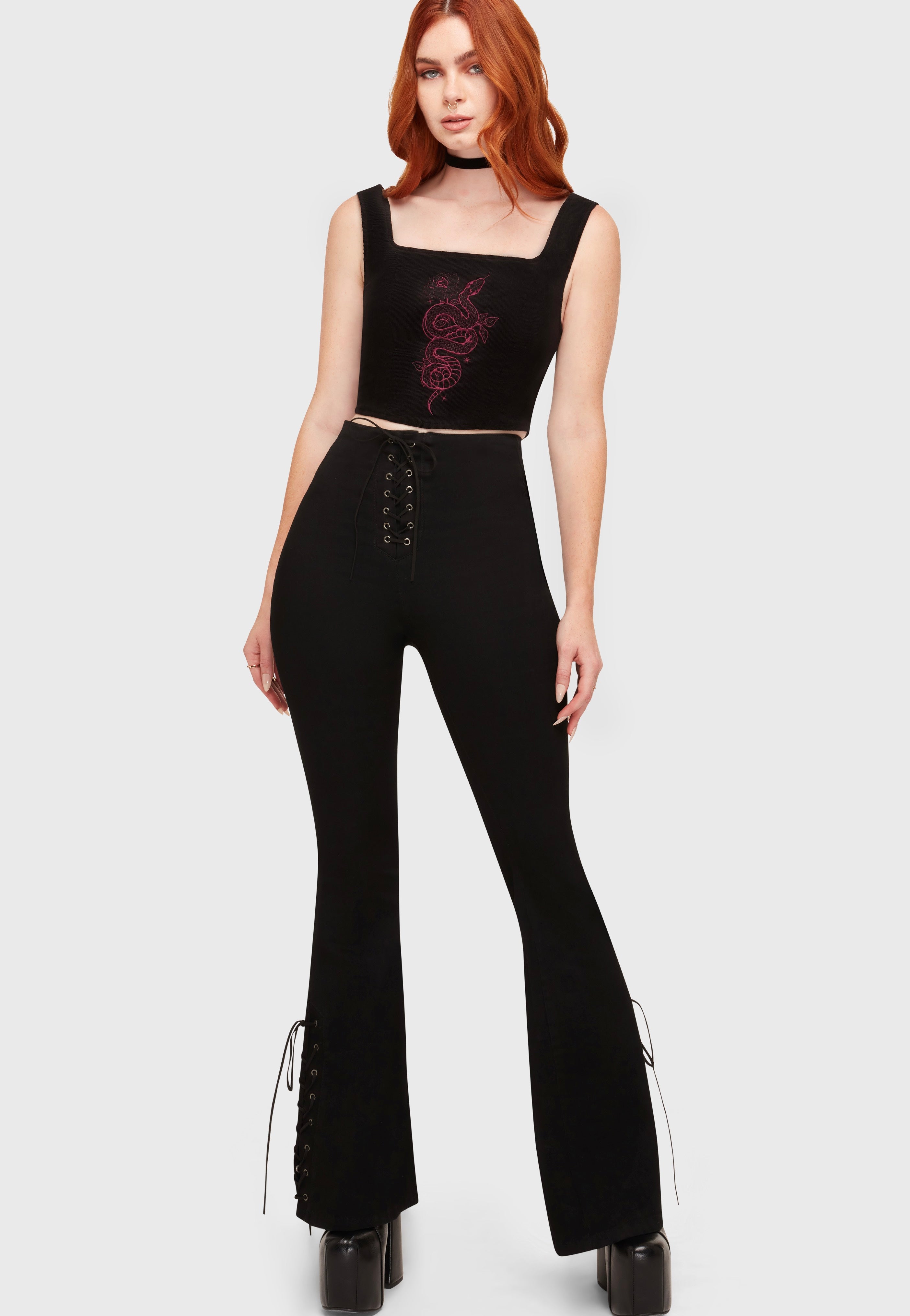 Killstar - Snakeheart Black/Purple - Corset | Nuclear Blast