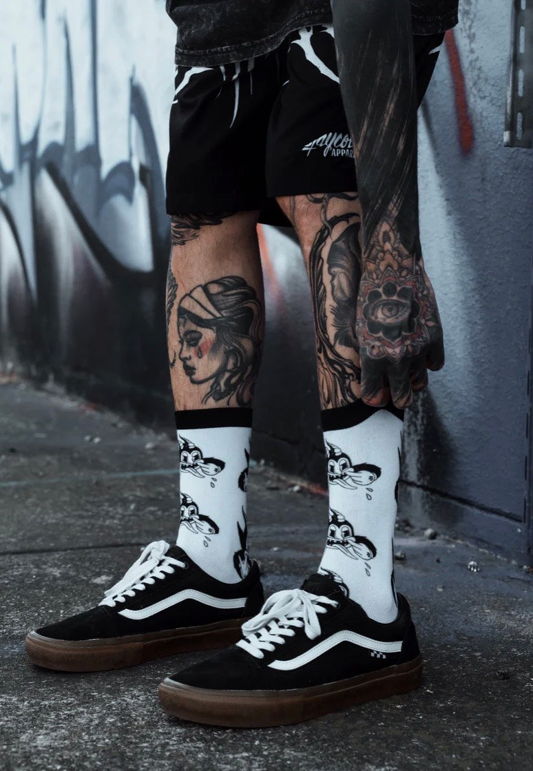 Stay Cold Apparel - Spitting Evil White - Socks | Nuclear Blast
