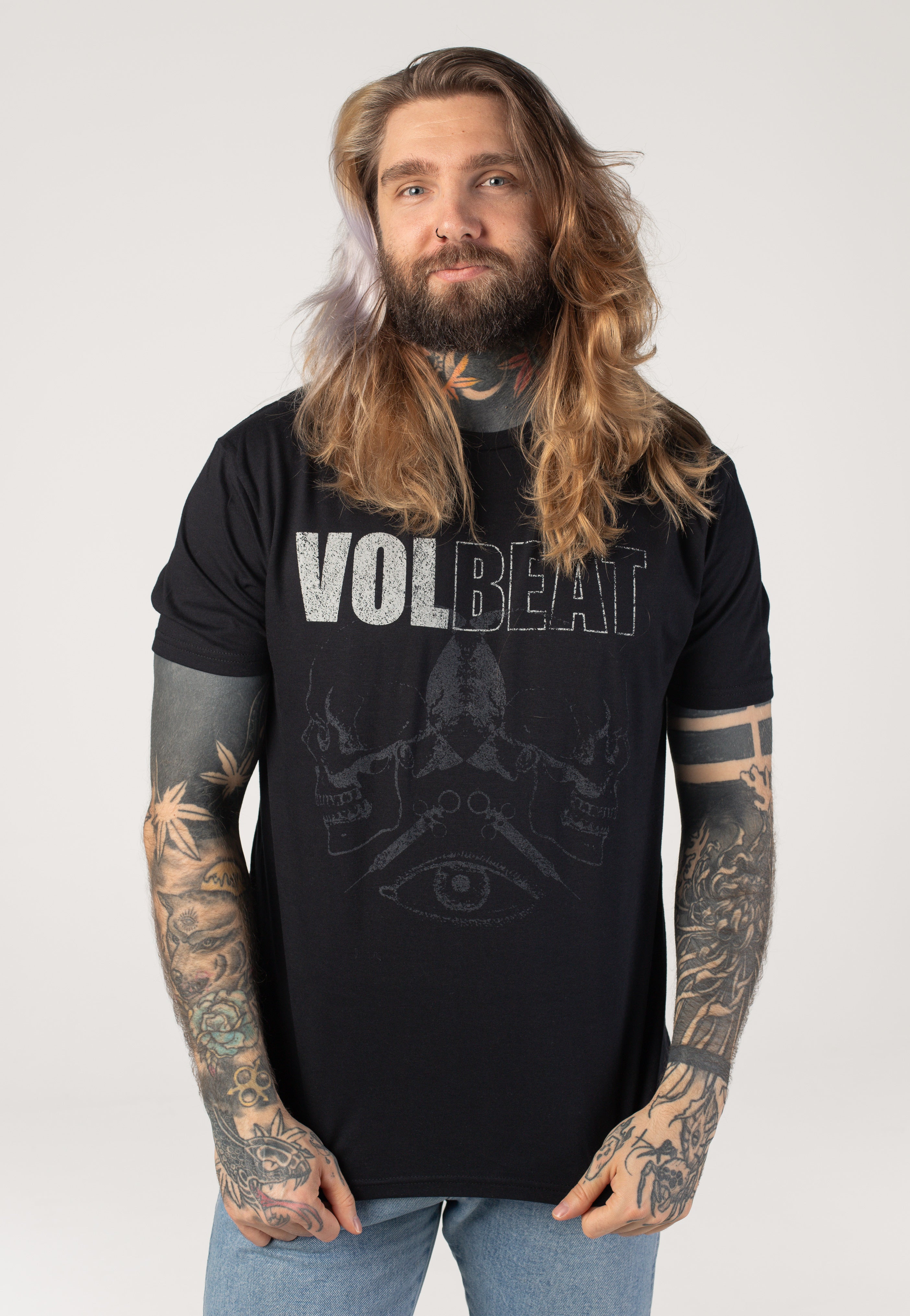 Volbeat - Mirrored Skulls - Camiseta | Nuclear Blast