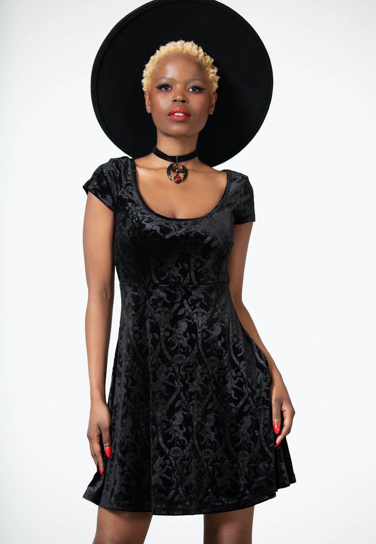 Killstar - Evil Fates Skater Black - Vestido | Nuclear Blast