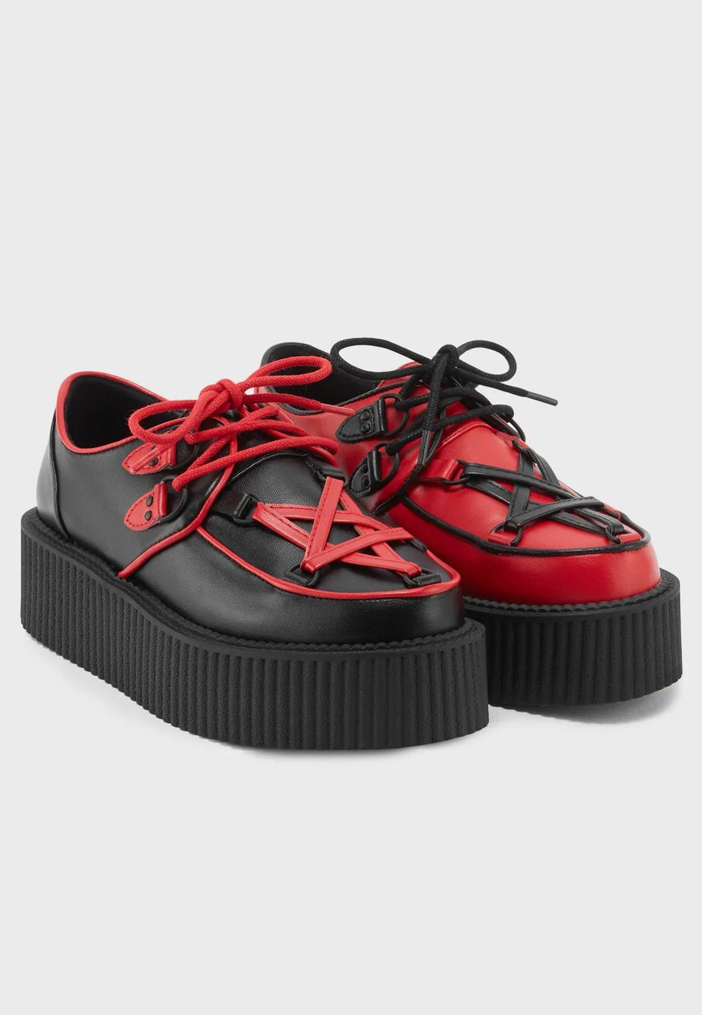 Killstar - Hexellent Black/Red - Girl Shoes | Nuclear Blast
