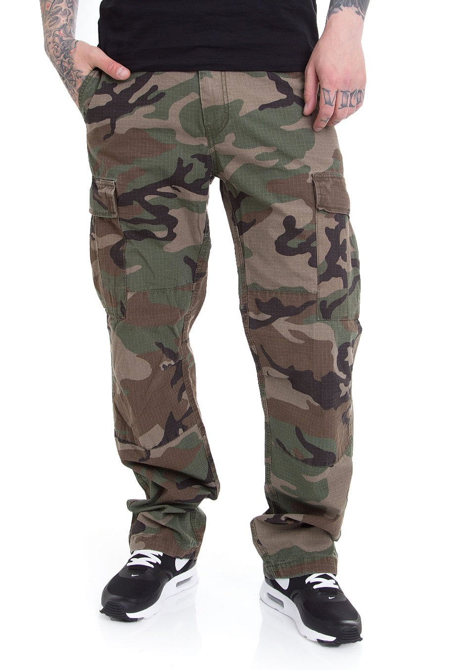 Vintage Industries - Tyrone BDU Woodland - Pantalons | Nuclear Blast